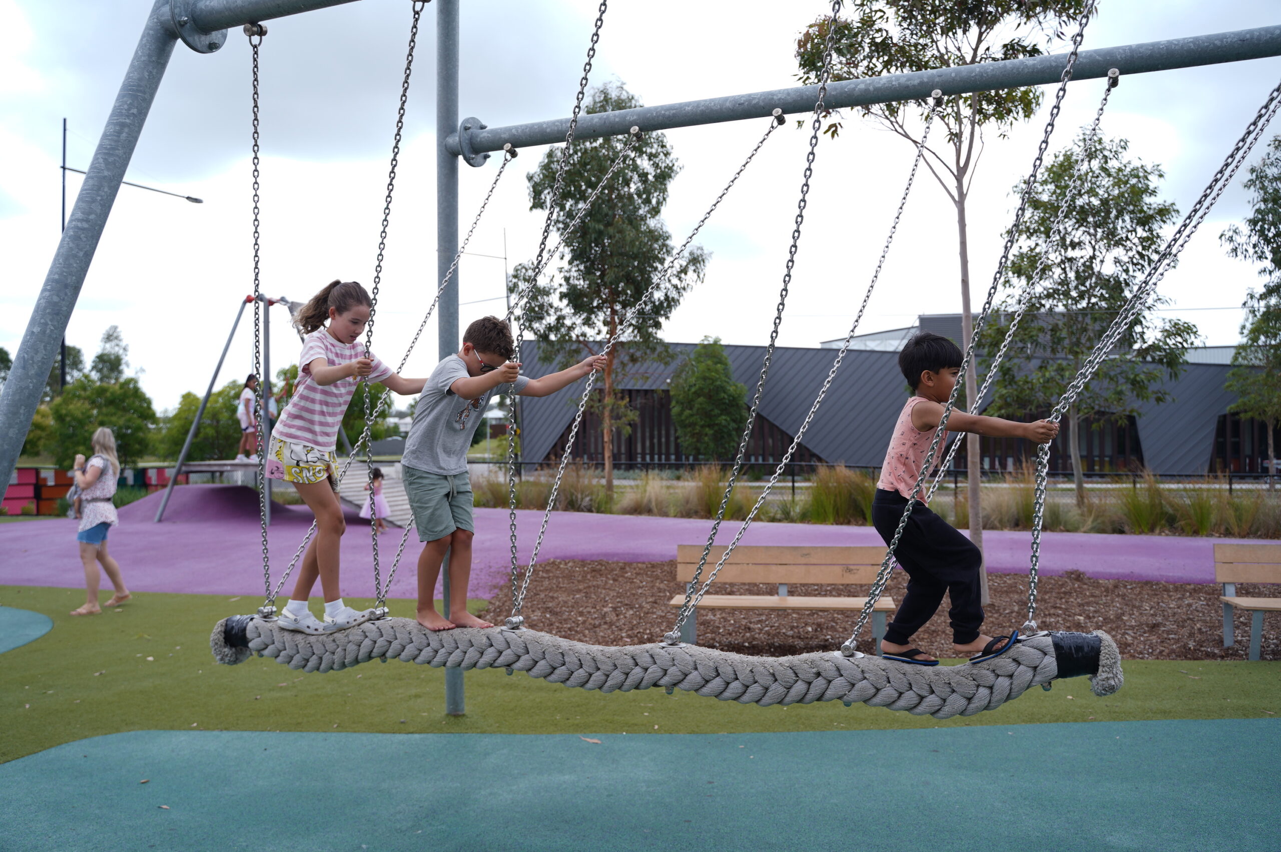 5 fully fenced playgrounds in Western Sydney.